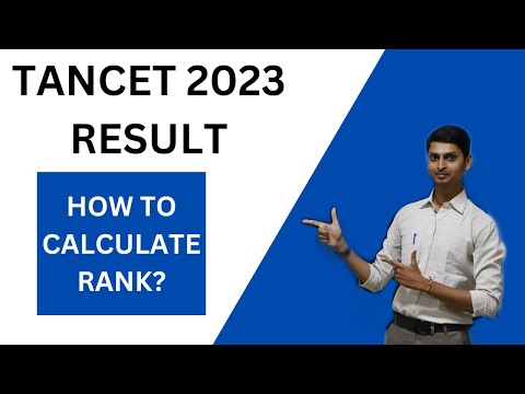 TANCET RESULT 2023|HOW TO CALCULATE RANK?