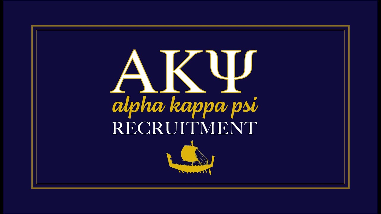 AKPsi Rush Video 2023