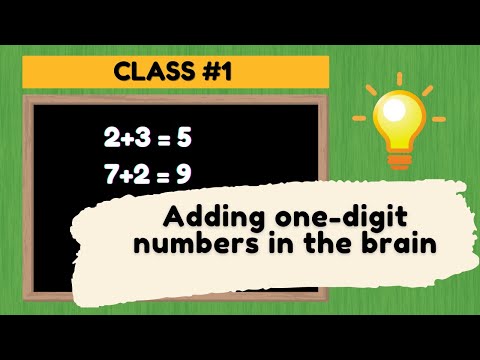 How to Add One Digit Numbers Video Lecture - Mental Maths - Class 1