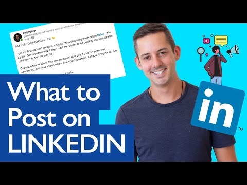 What To Post On LinkedIn To Get Noticed 2020 NEW | Phil Pallen
