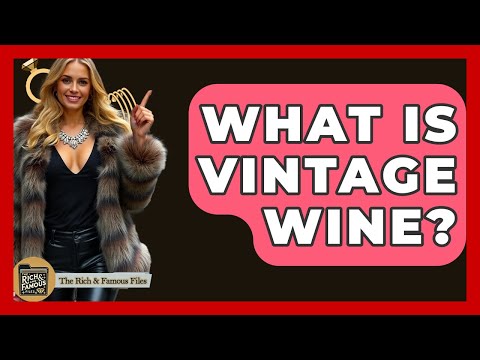 What Is Vintage Wine? - The Rich And Famous Files