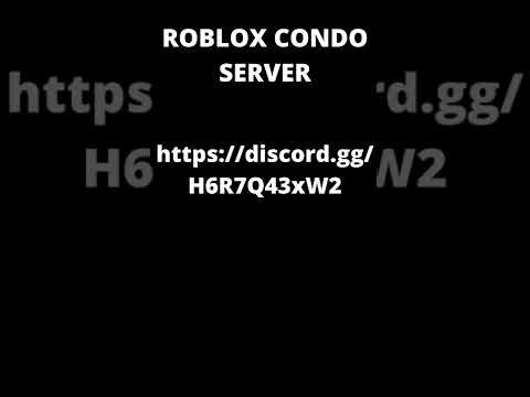Roblox Condo Discord Server LINK IN DESC #condo #robloxcondo #scentedcons2021 #condos #condogames