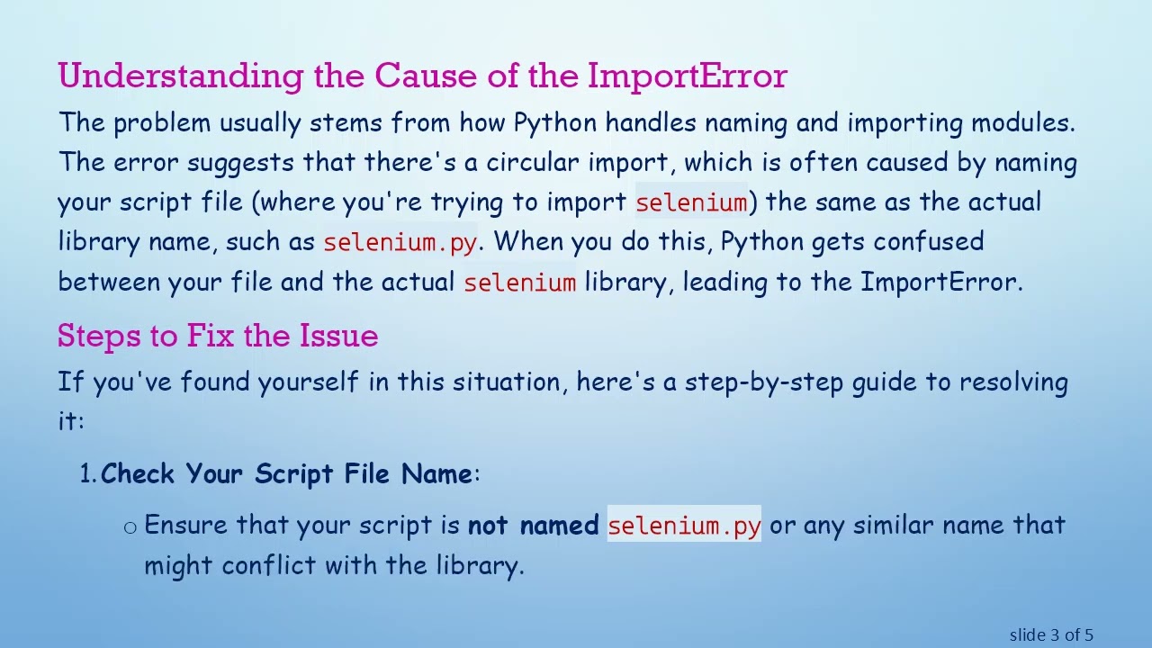 How to Successfully Import Selenium in Python