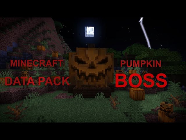 The Great Pumpkin |Boss Datapack| Minecraft Data Pack