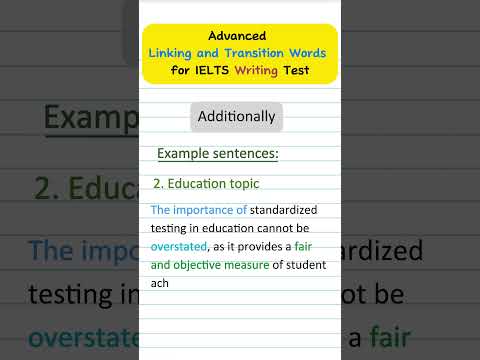 "Additionally" | Band 9 Linking Words for IELTS Writing #ieltswriting #english