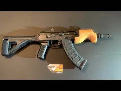 Micro Draco AK Pistol with Sb Tactical Brace