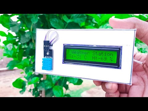 Weather Station using Arduino Uno & DHT 11 Sensor // DHT 11 Humidity & Temperature Sensor Project