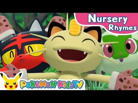 Three Little Kittens | Nursery Rhyme | Kids Song | Pokémon Kids TV