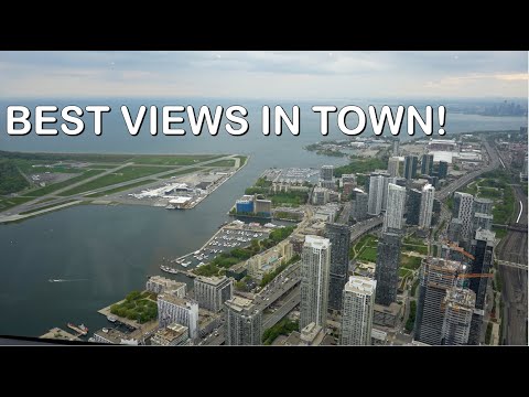 [4K] 360 Restaurant Experience at the CN Tower in Toronto!