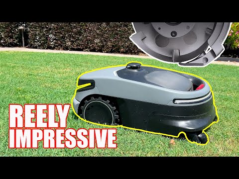 FIRST EVER! Oasa R1 Robot Reel Mower with LIDAR - 0.8" to 4" Cut x 13" wide