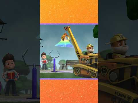 paw patrol pups save a rainbow! #shorts