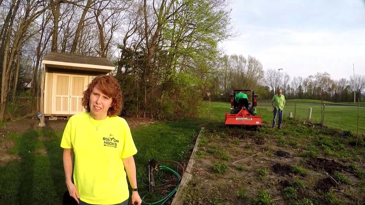 Compact Tractor - Tilling for Soil Scientist