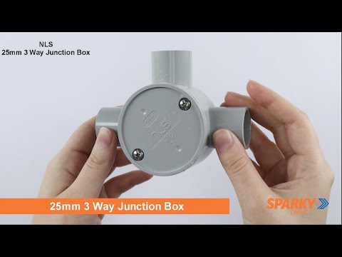 NLS 25mm 3 Way Junction Box