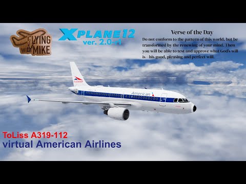 |X-Plane 12.2.0-r1| KPHL Philadelphia, PA to KBTV Burlington, VT| ToLiss A319-112|
