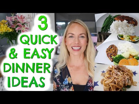 3 QUICK & EASY HEALTHY DINNER IDEAS | MEAL IDEAS FOR KIDS | EMILY NORRIS AD