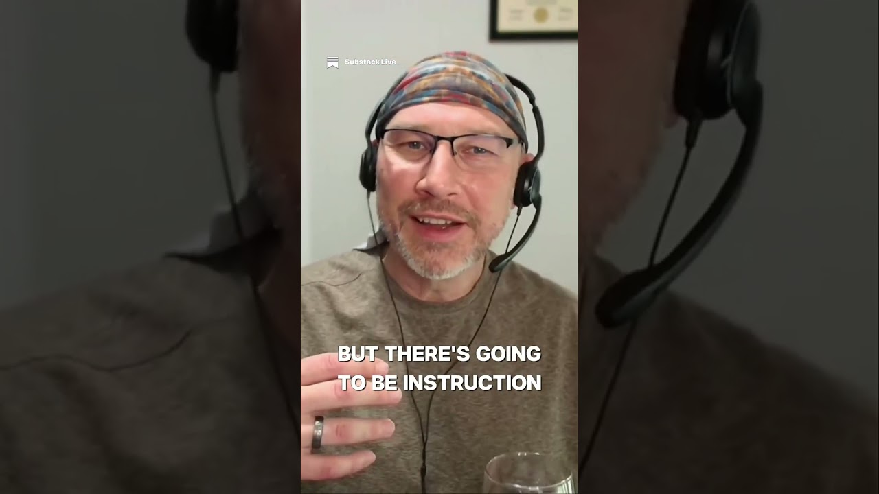 Instruction, companions, and discounts #substack #shorts