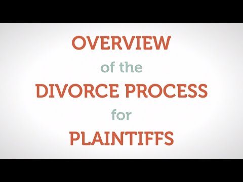 Overview of the Divorce Process for Plaintiffs