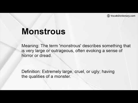 Monstrous Meaning
