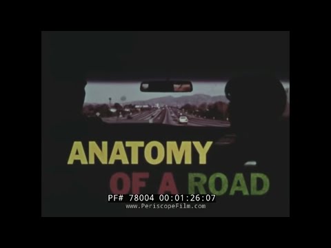 ANATOMY OF A ROAD 1960s ROAD AND HIGHWAY CONSTRUCTION FILM 78004