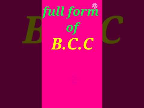 full form of BCC