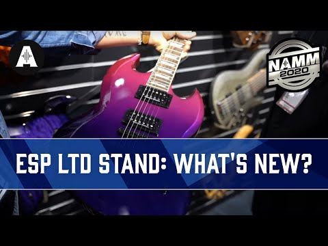 The ESP LTD Stand - What's New For NAMM 2020!