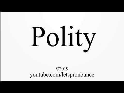How to Pronounce Polity