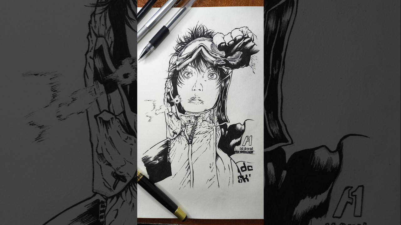 Drawing Mori Buntarou #theclimber #manga #art