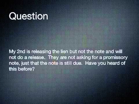 Lien release form