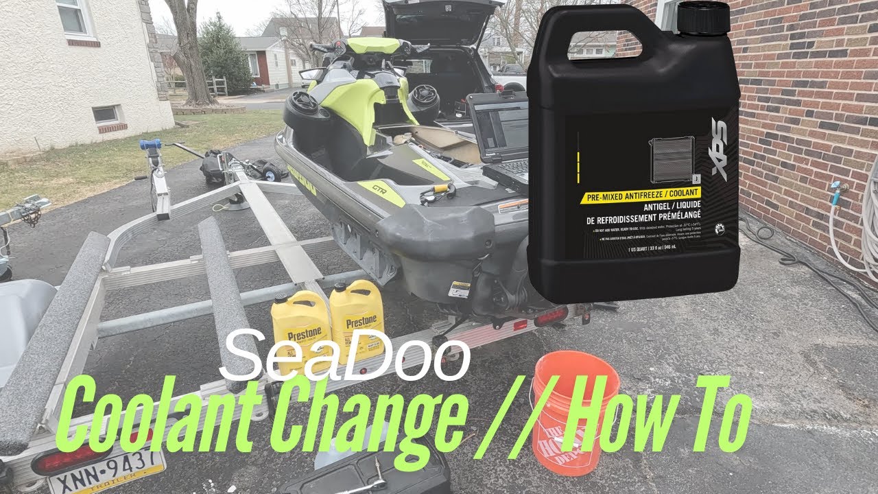 SeaDoo Coolant Change // How to