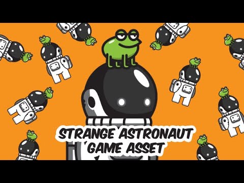 STRANGE ASTRONAUT SPRITES - 2D GAME ASSET