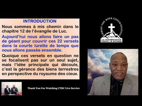 ÉTUDIONS LA BIBLE 95ÈME SESSION AMASSEZ DES TRÉSORS POUR LE CIEL LUC 12 ...