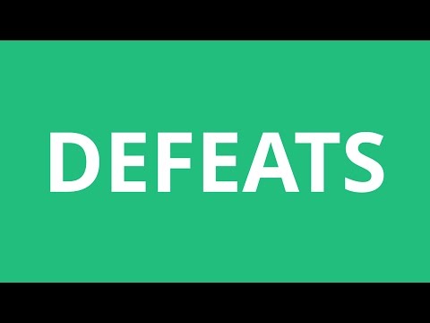 How To Pronounce Defeats - Pronunciation Academy