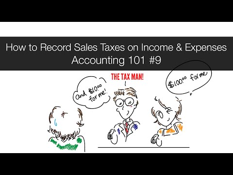 How to Record and File Sales Taxes - Accounting 101 #9 (Income & Expenses)