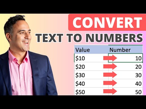 How to Change Text to a Number in Microsoft Excel