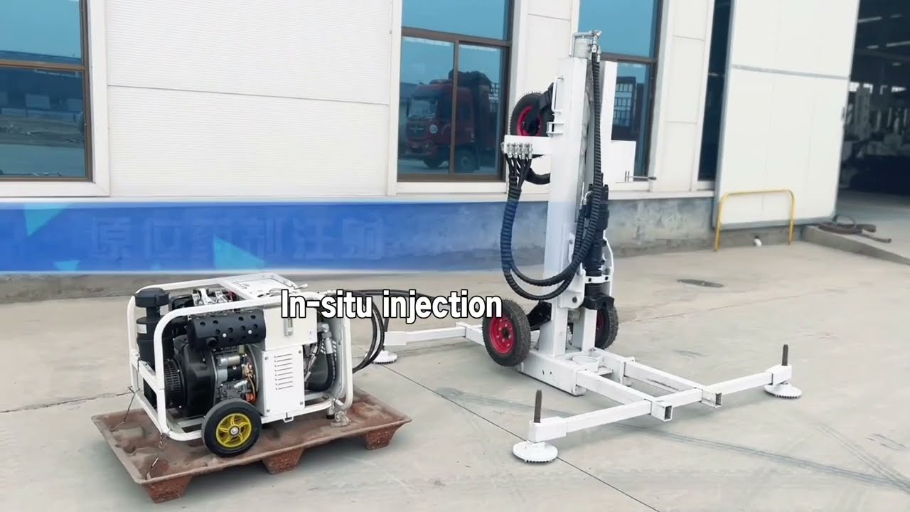EP1000 portable drilling rig developed for soil and groundwater sampling and remediation drill rig,