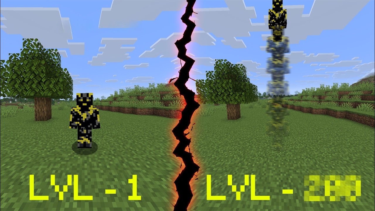 Minecraft, But Every Time I Jump I Go Higher