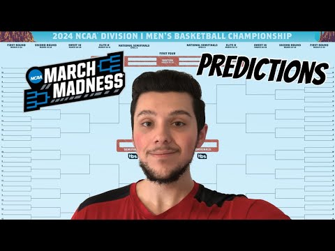 March Madness NCAA Tournament Full Bracket Predictions!!! {2024}