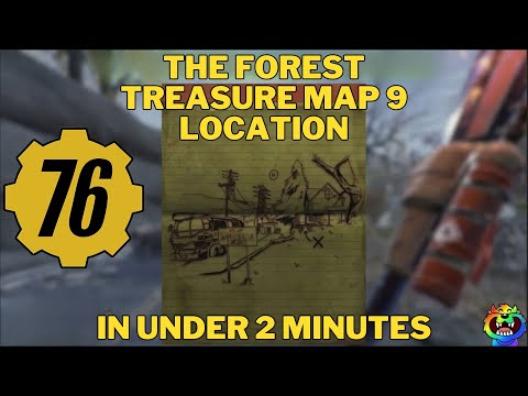 How to Find The Forest Treasure Map 9 #fallout76 #fallout76guide