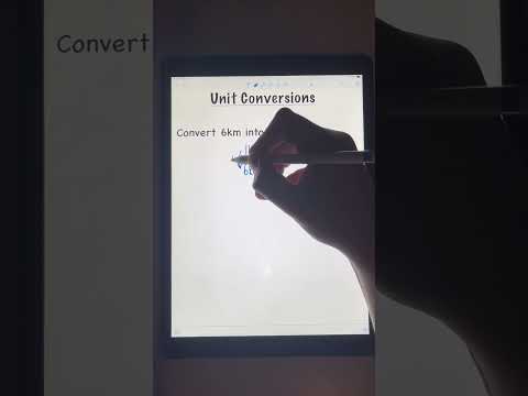 Converting units that you need to know #educational #mathsteacher #kilometer #centimeter