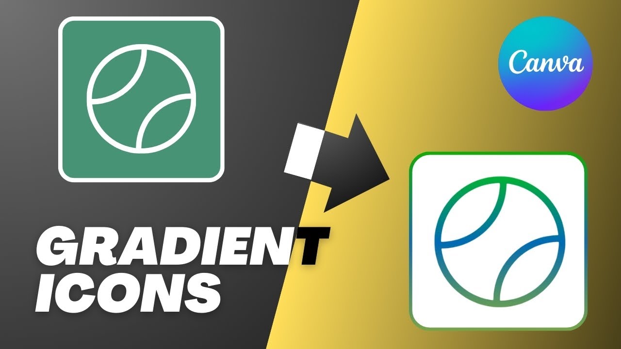 5 Simple Steps To Make Gradient Icons and Gradient Text In Canva