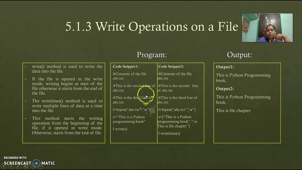 Python-Unit 5 -Files