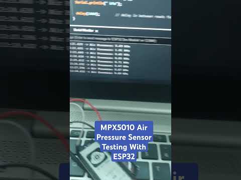MPX5010 Air Pressure Sensor with esp32. #arduino #esp32 #sensor #airpressure