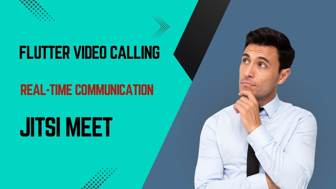 Flutter real-time video calling using Jitsi Meet | Android | iOS