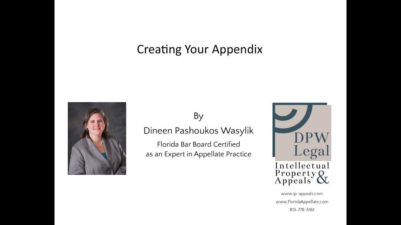 How to Create and Format an Appendix