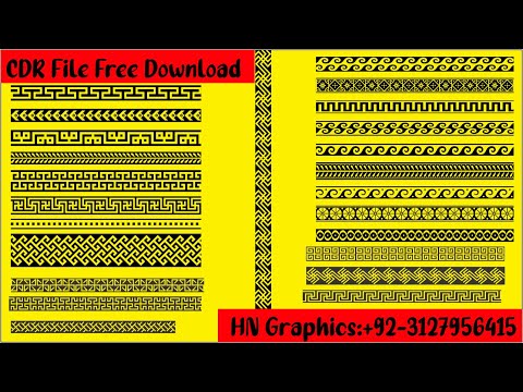 Part 3: Frames And Borders cdr files free download 2020 | HN Graphics