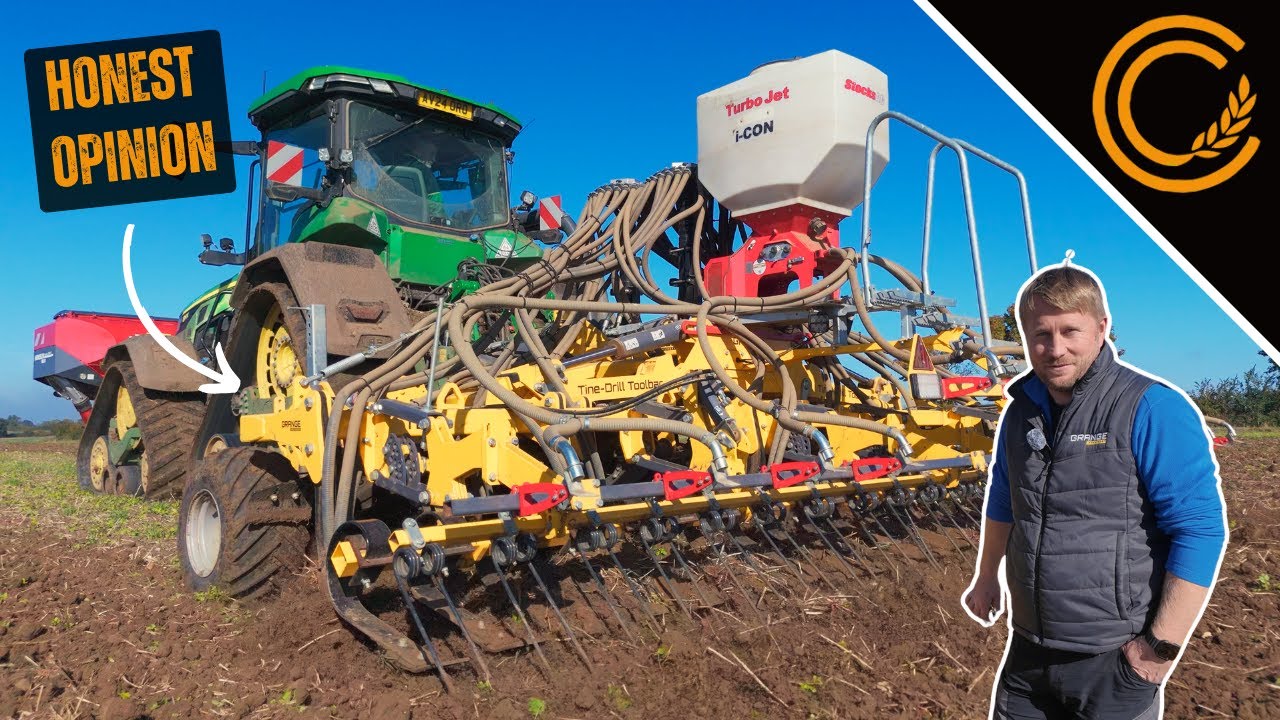 GRANGE 6m Tine Drill Toolbar REVIEWED | What this farmer REALLY thinks?