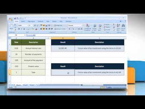 How to use the Future Value (FV) function in Excel :Tutorial
