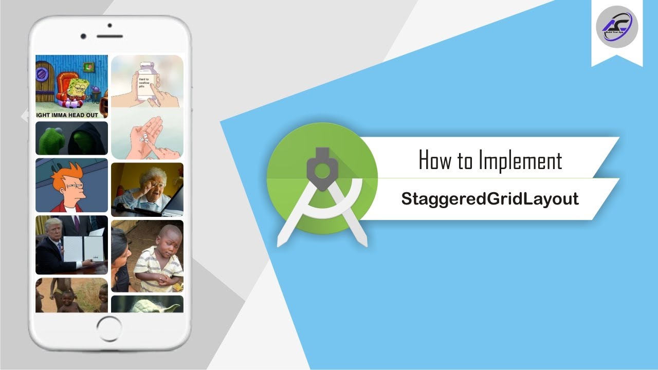 How to Implement Staggered GridLayout in Android Studio | StaggeredGridLayout | Android Coding