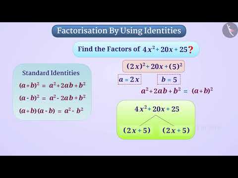 Factorisation using identities | Part 1/3 | English | Class 8