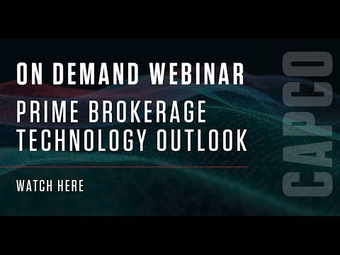 Prime Brokerage Webinar